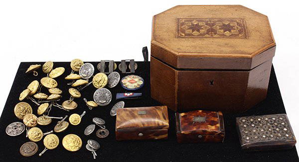 Collection Of United States Navy Brass Buttons By