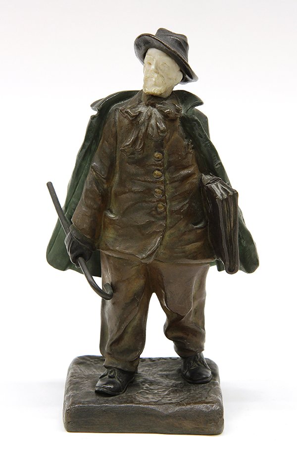 Sculpture, Victor Rousseau,The Man in the Green Cape