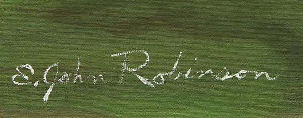 Painting by E. John Robinson : Lot 2170