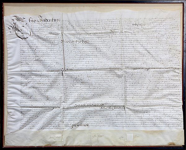 English Land Indenture, Relating To Property In