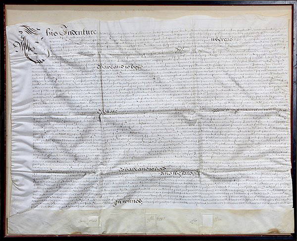 English Land Indenture, Relating To Property In