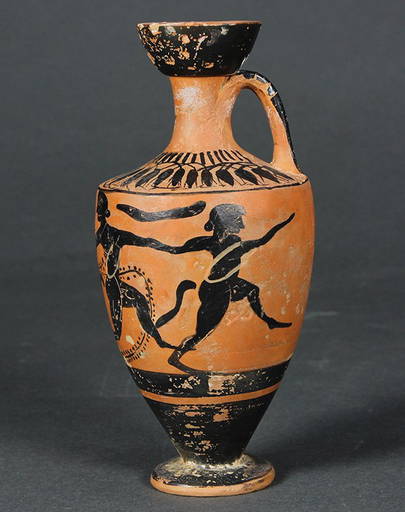 Lekythos Ewer Vessel, Circa 490 Bce, Having Black