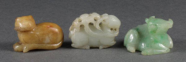 Group Of Chinese Stone Carvings