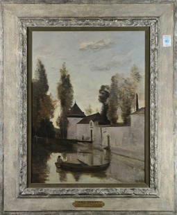 Painting, Follower Of Jean Baptiste Camille Corot