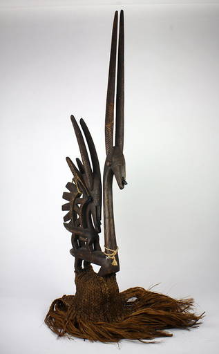 Tall Antelope Shaped Dance Crest (chiwara), Bamana,