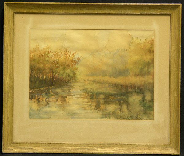 4450: Watercolor,Joseph A. Atchison,landscape