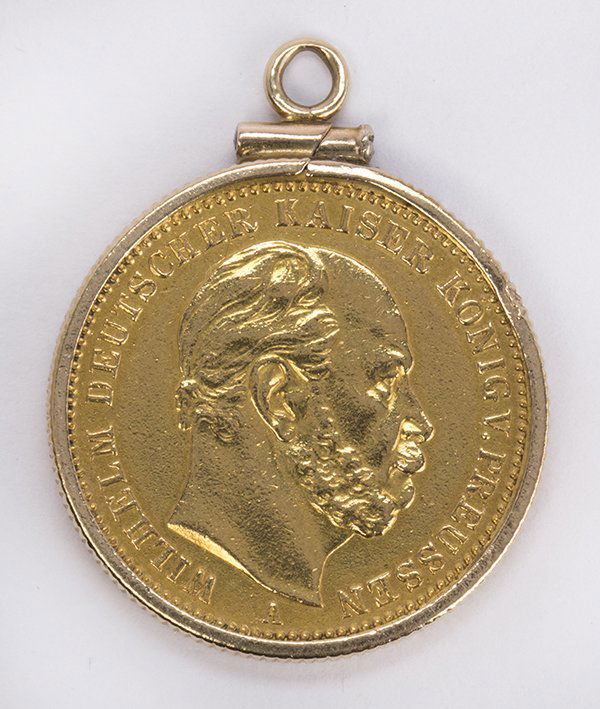 Prussian 20 Mark Gold Coin