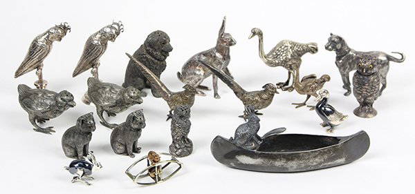 Continental silver-plate animal figurines and shakers - Nov 12, 2016 ...