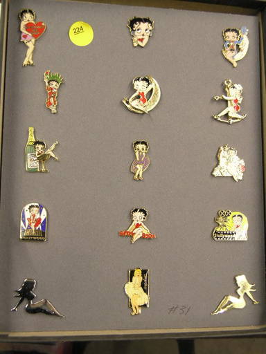 224: Commemorative Betty Boop Pins