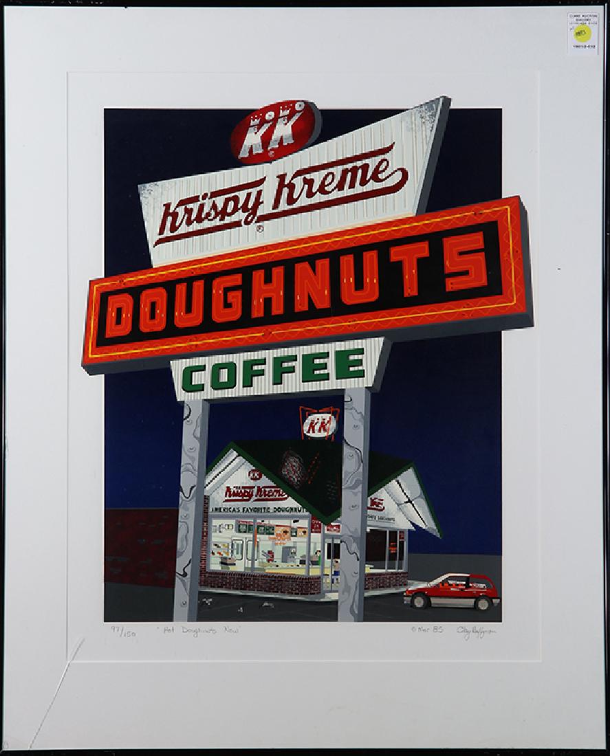 Print, Clay Huffman, Hot Doughnuts Now