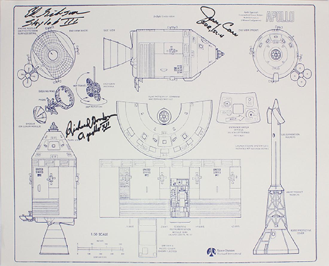Mission Configuration Drawing For The Apollo Rocket,