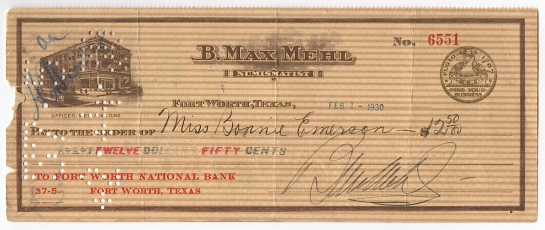 B. Max Mehl, Little Numismatic Giant