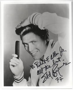 77 Sunset Strip Edd Byrnes Signed Movie Still