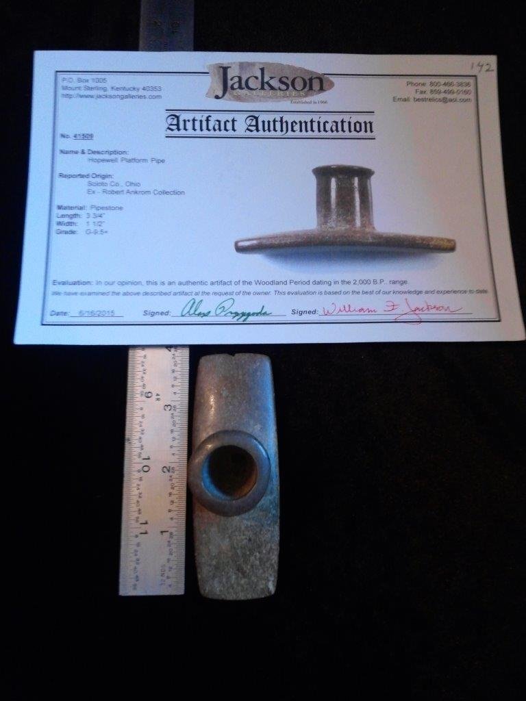 HOPEWELL PLATFORM PIPE WITH JACKSON COA