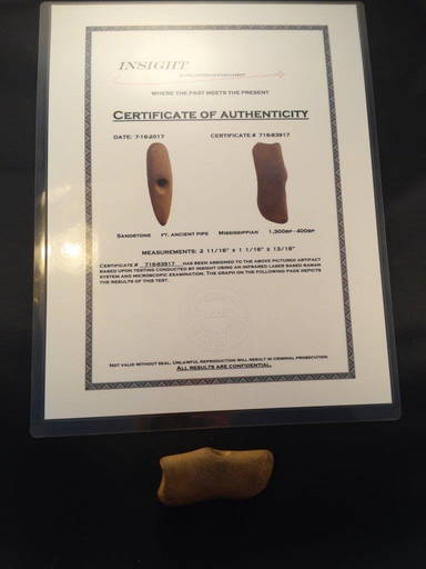 FT. ANCIENT PIPE WITH INSIGHT LASER COA - Oct 26, 2017 | Mike Nichols ...