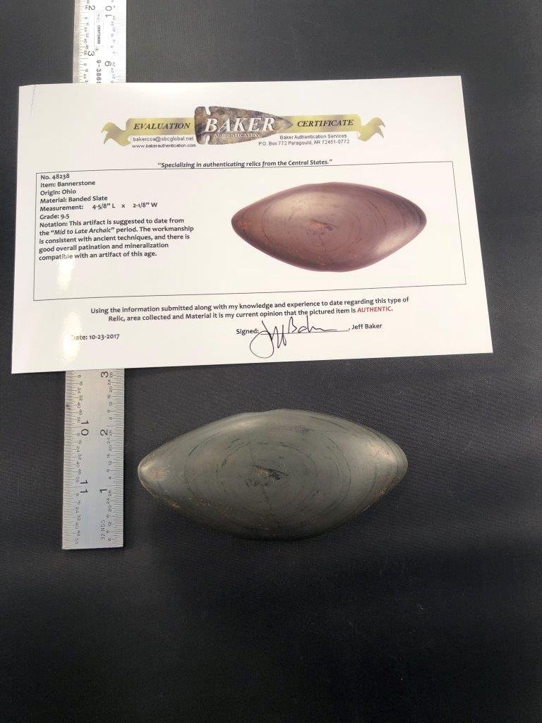 Banded Slate Birdstone