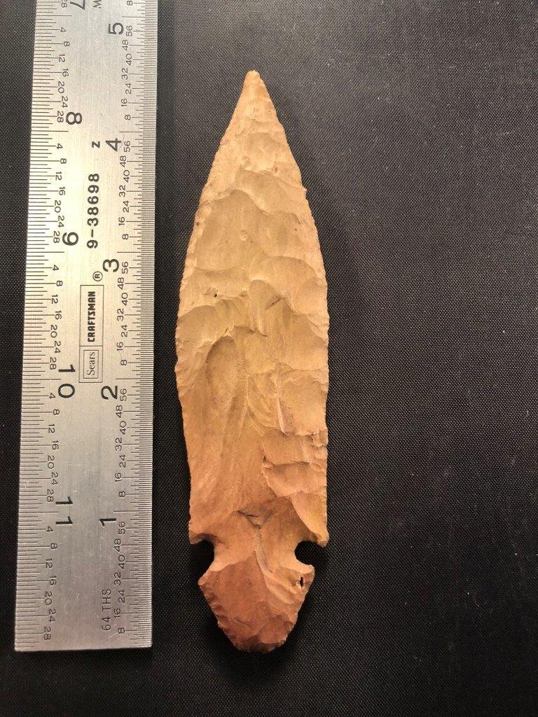 TURKEY TAIL INDIAN ARTIFACT ARROWHEAD