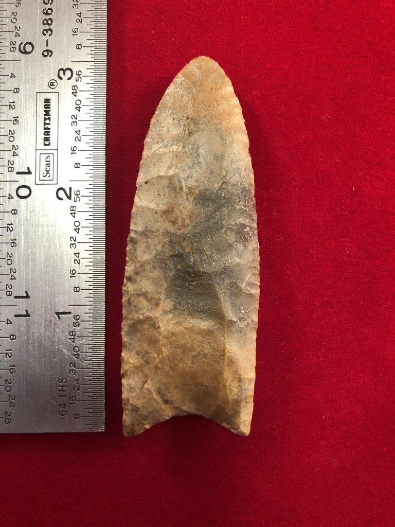 CLOVIS INDIAN ARTIFACT ARROWHEAD