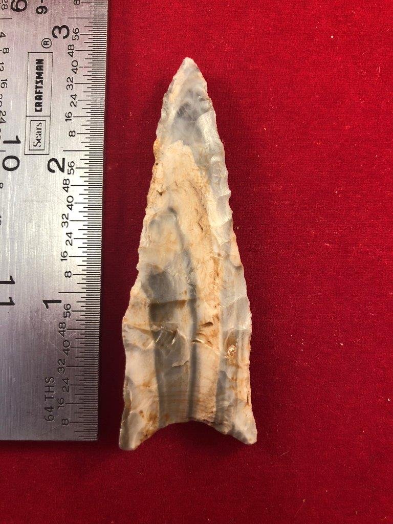 DALTON INDIAN ARTIFACT ARROWHEAD