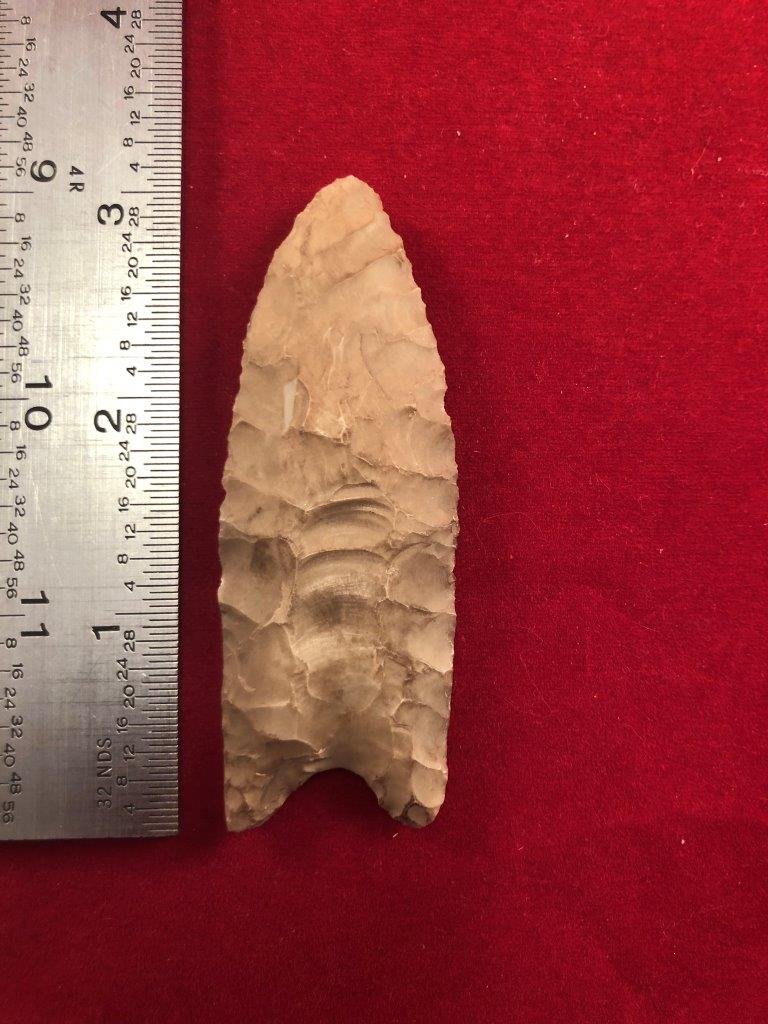 CLOVIS INDIAN ARTIFACT ARROWHEAD