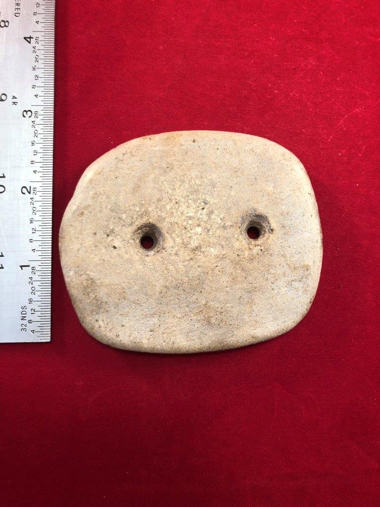 GORGET INDIAN ARTIFACT ARROWHEAD
