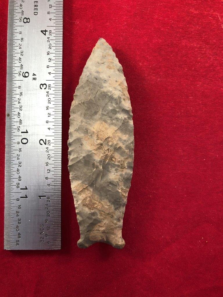 CUMBERLAND INDIAN ARTIFACT ARROWHEAD