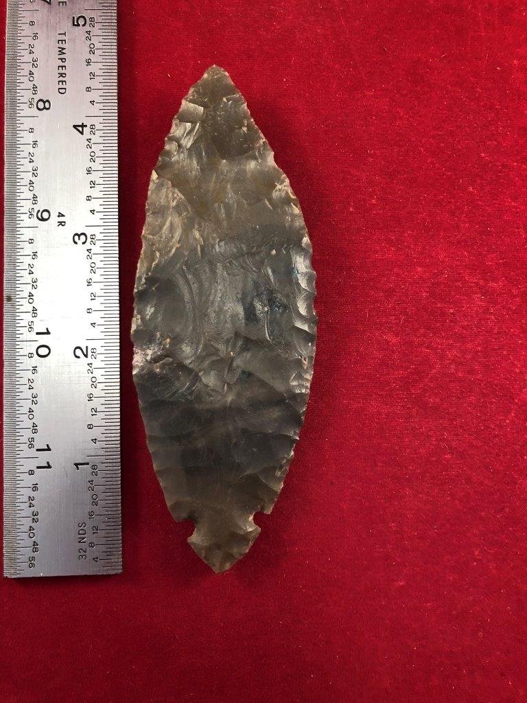 TURKEY TAIL INDIAN ARTIFACT ARROWHEAD