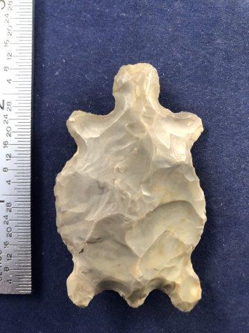 Turtle Effigy Indian Artifact Arrowhead
