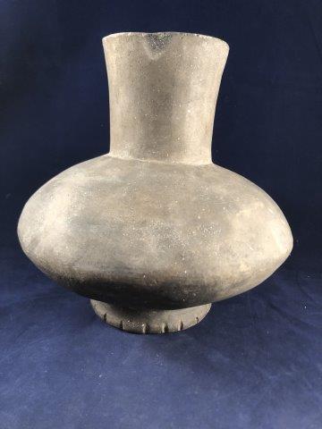 Mississippian Pedestal Base Waterbottle Pottery