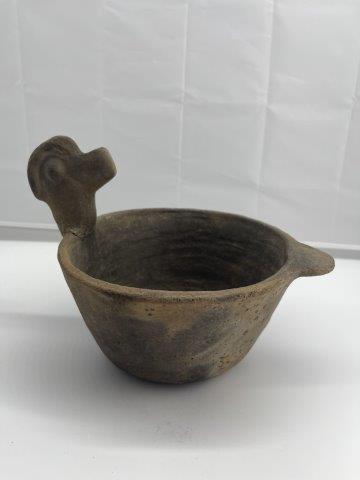 Duck Effigy Bowl Indian Artifact Arrowhead