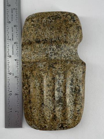 Fluted Grooved Axe Indian Artifact Arrowhead