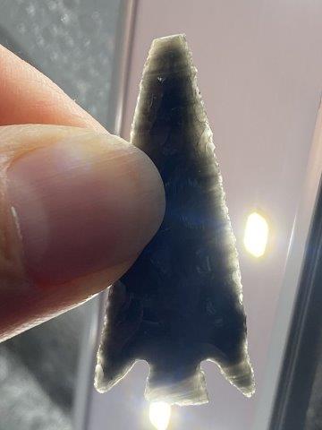 Obsidian Arrow Point Indian Artifact Arrowhead (#0318) on Jan 08, 2023 ...