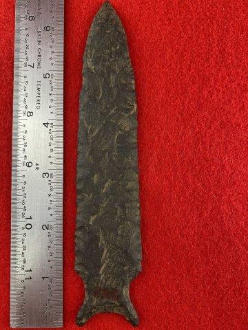 Dalton Indian Artifact Arrowhead