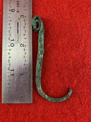 Copper Hook Indian Artifact Arrowhead