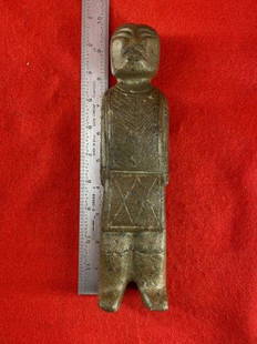Lizard Effigy Indian Artifact Arrowhead