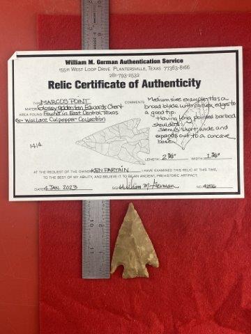 Marcos Point With Coa