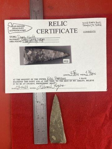 Darl Knife With Coa Auction