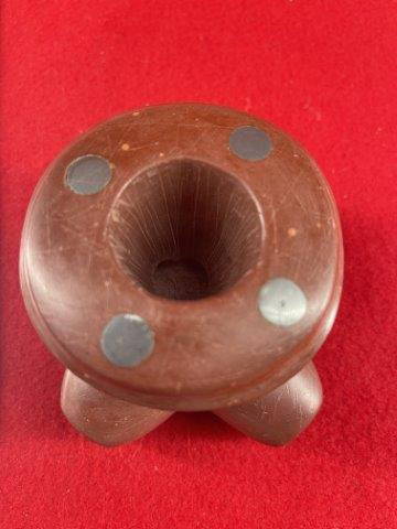 Catlinite Peace Pipe Indian Artifact Arrowhead