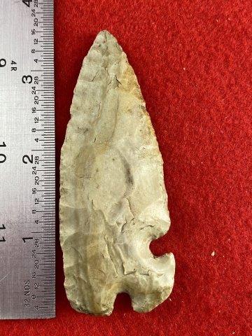 Corner Tang Indian Artifact Arrowhead