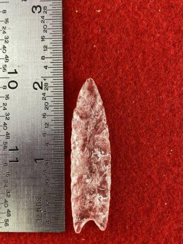 Crystal Wheeler Indian Artifact Arrowhead
