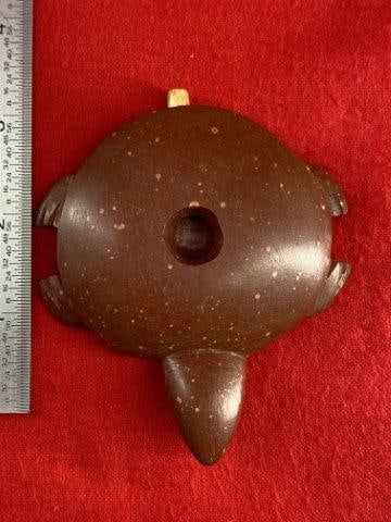 Atalinite Turtle Effigy Pipe Indian Artifact Arrowhead Auction