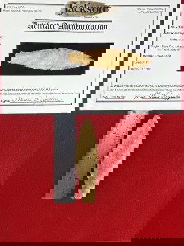 Archaic Lance With Coa Auction