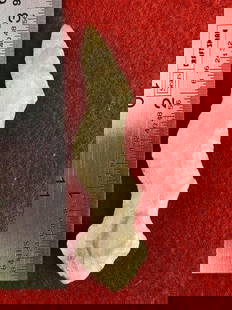 Pre- Columbian Pottery Effigy Indian Artifact Arrowhead Auction