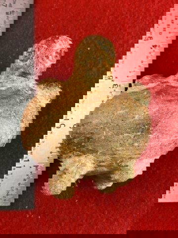 Pre Columbian & Turtle Effigy Pottery Indian Artifact Arrowhead Auction