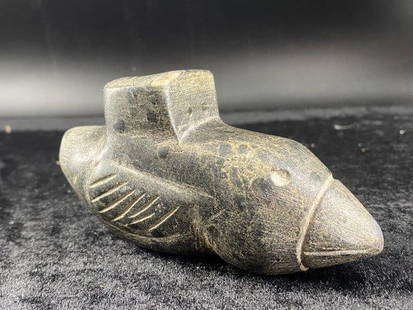 Inuit Hawk Carving (cape Dorset/kinngait) Auction
