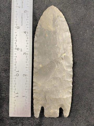Base Tang 5 & 1/4" Arrowhead Indian Artifact From Texas, Ex - Jim ...