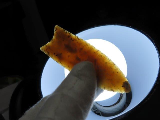 3" Knife River Fluted Clovis Out Of The Steffinson Collection Auction