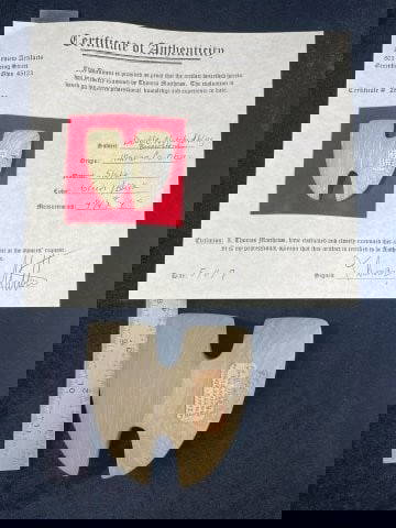 Double Notched Winged Bannerstone With Thomas Matthews Coa From Marion ...