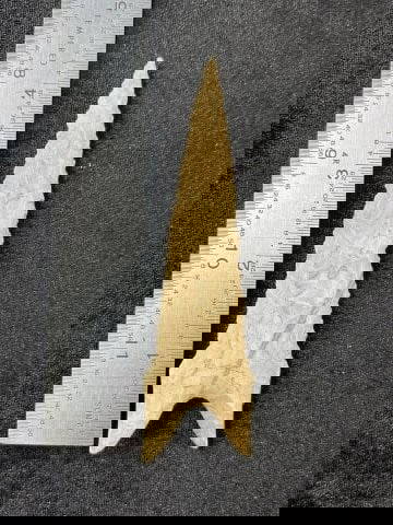 4 & 1/2" Dalton Indian Artifact Arrowhead