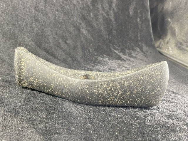 7 & 1/2" Canoe Effigy Bannerstone Indian Artifact Arrowhead